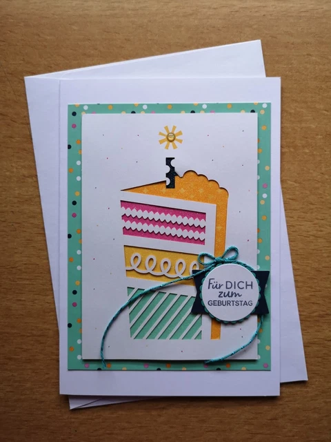 GLÜCKWUNSCHKARTE GEBURTSTAGSKARTE KINDER mit Stampin Up EUR 1,20 - PicClick DE